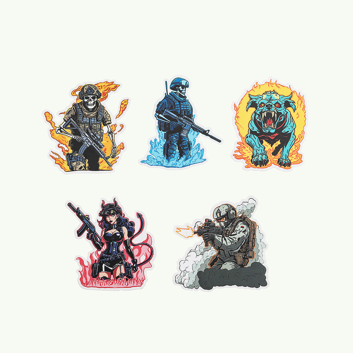 Sticker Set "Hell Team" #1 – MOJAVE